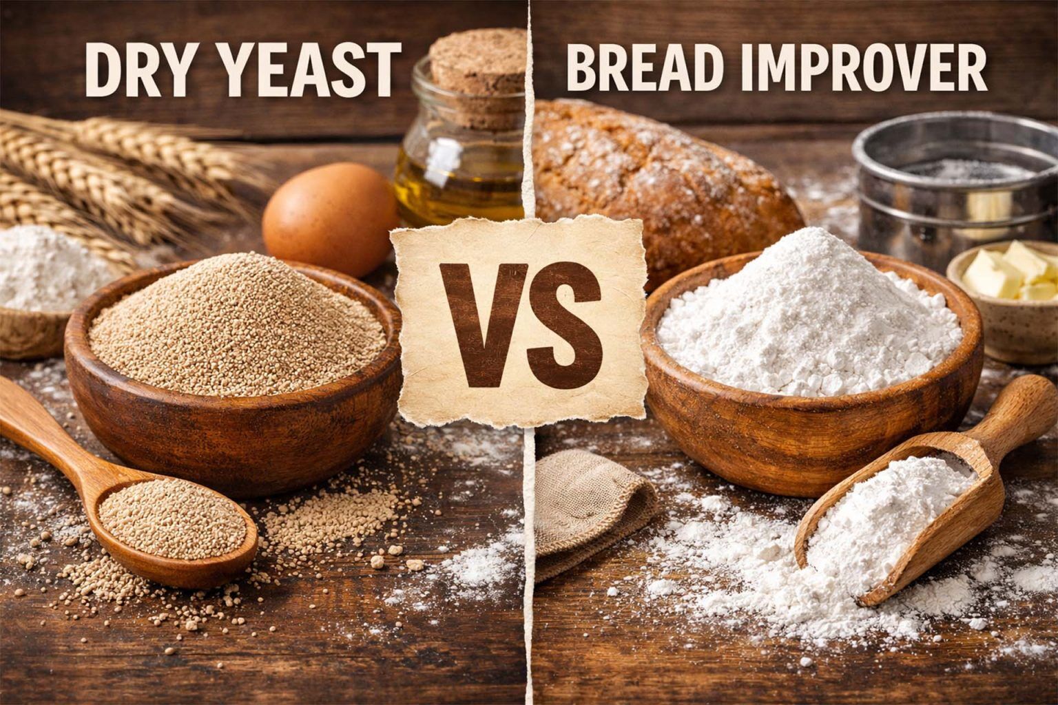 The difference between low sugar dry yeast and bread improver - JustLong